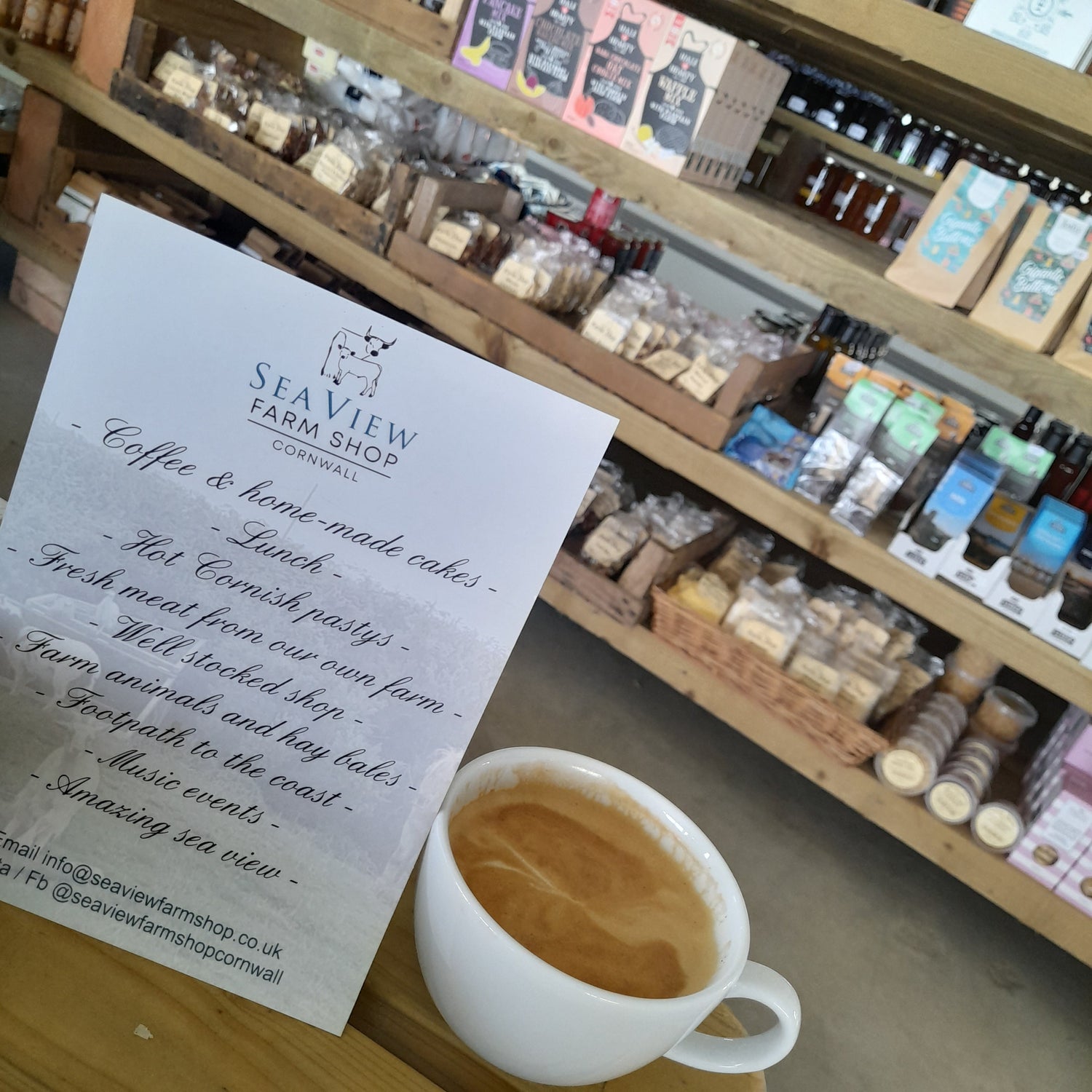 SEA VIEW FARM SHOP, Restaurant, Cafe, Butcher, Live Music Events Venue ...